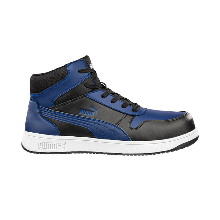 Puma Frontline Mid Cut Safety Boot - Blue/Black – Dandenong Workwear